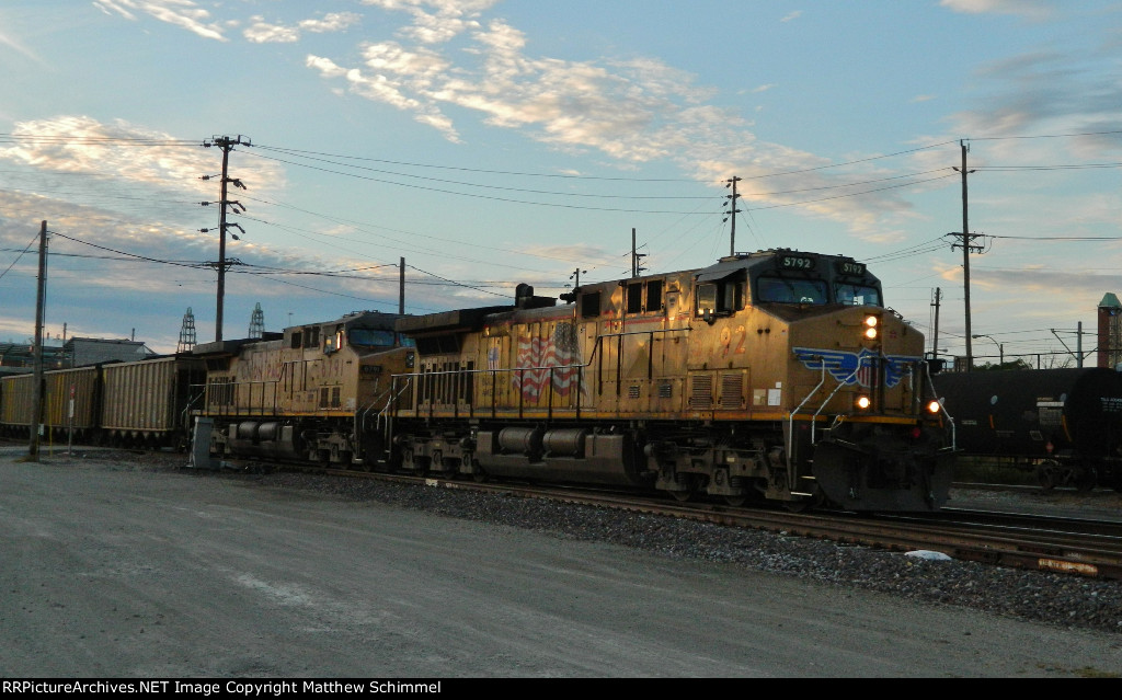 UP Coal Load At Dusk